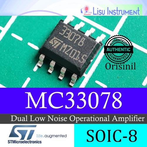 Jual MC33078 Dual Operational Amplifier SO-8 33078 Original STMicroelectr - Kota Depok - Lisu ...