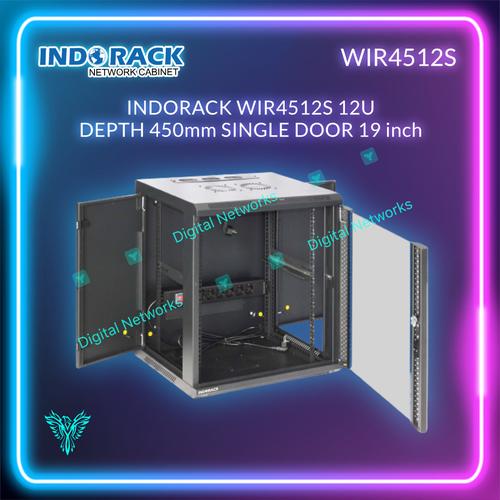 Jual INDORACK WIR4512S 12U DEPTH 450mm SINGLE DOOR 19 inch - Kota ...