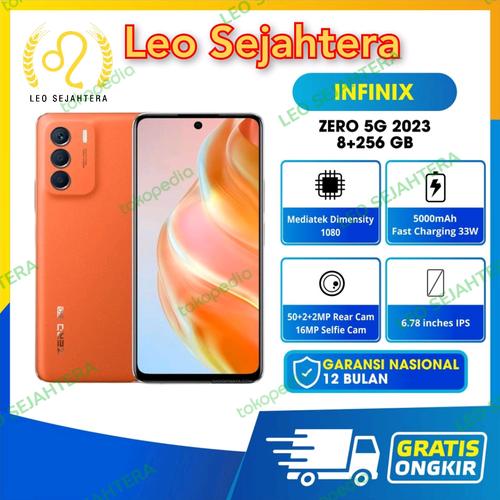 Promo Infinix Zero 5G 2023 ram 8gb 256GB baru segel IMEI ok garansi 1 tahun - Hitam - Kota ...