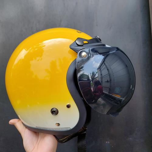 Jual HELM BOGO ANAK MOTIF GRADASI / HELM ANAK - Kuning, helm saja - Kab ...