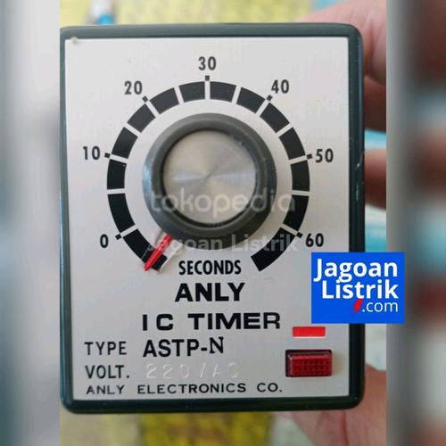Jual Timer ANLY ASTP-N 60s 60 second 220V AC IC Timer ASTPN termasuk ...