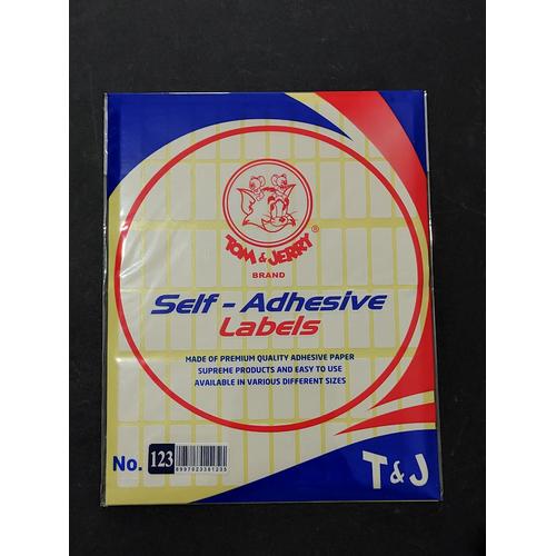 Jual Label Tom & Jerry Sticker 121 Self Adhesive Label T&J Labels ...
