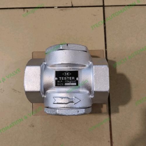 Jual sight glass kaca cast iron tester drat 3/4" inch - Jakarta Barat ...