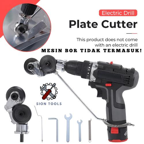 Jual ADAPTER DRILL PLATE CUTTER ALAT POTONG GUNTING PLAT MESIN BOR ...
