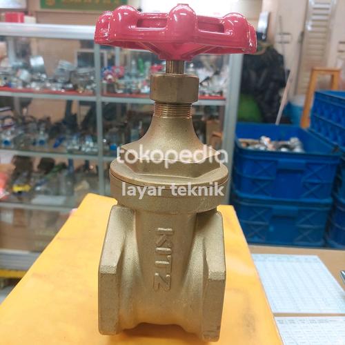 Jual gate valve kitz 1 inch kuningan asli - Jakarta Barat - layar teknik | Tokopedia