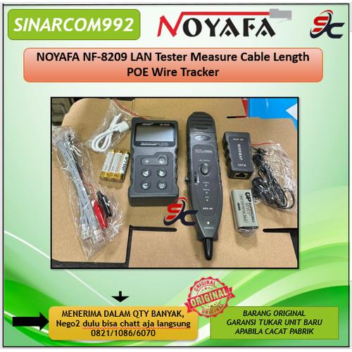 Jual NOYAFA NF-8209 LAN Tester Measure Cable Length POE Wire Tracker ...
