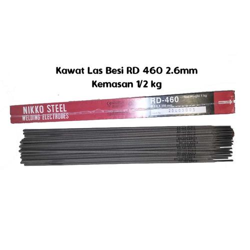 Jual Welding Rod Pakan Kawat Las Besi RD 460 2.6 mm Ecer 0.5kg RD460 1/ ...