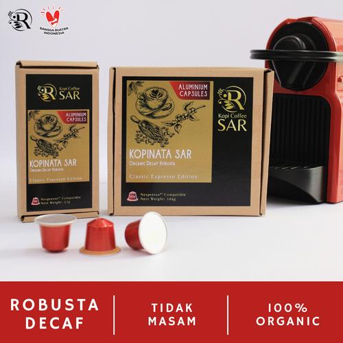 Jual Kopinata SAR - Decaf Coffee Robusta Nespresso Compatible Coffee ...