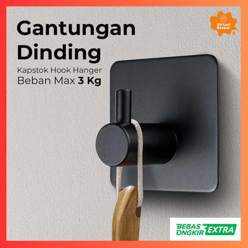 Jual Gantungan Dinding Tempel Kapstok Hook Hanger Stainless Steel ...