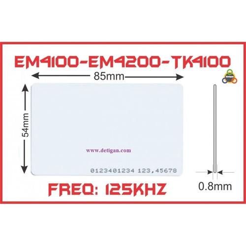 Jual KARTU RFID - EM 125 KHZ (TIPIS) STANDAR PRINTABLE / BISA DICETAK ...