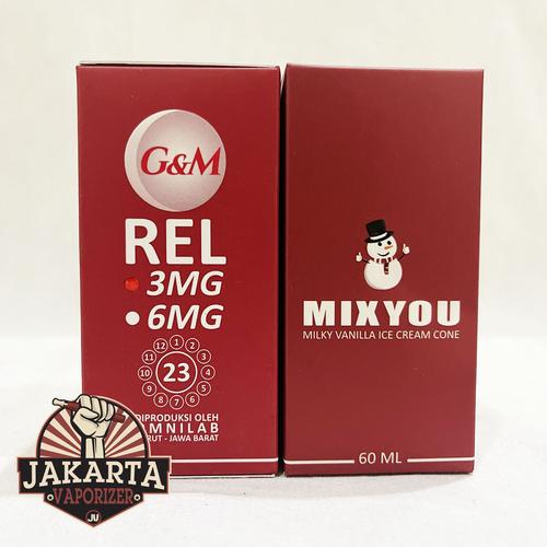 Jual MIXYOU MIX YOU MILKY VANILLA ICE CREAM CONE 60ML 3MG BY OMNILAB - Jakarta Utara ...