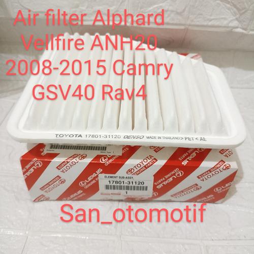 Jual Air filter Alphard Vellfire ANH20 2008-2015 Camry GSV40, Rav4 ...