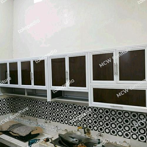 Jual CUSTOM LEMARI DAPUR GANTUNG ALUMINIUM/CUSTOM LEMARI DAPUR ATAS ...
