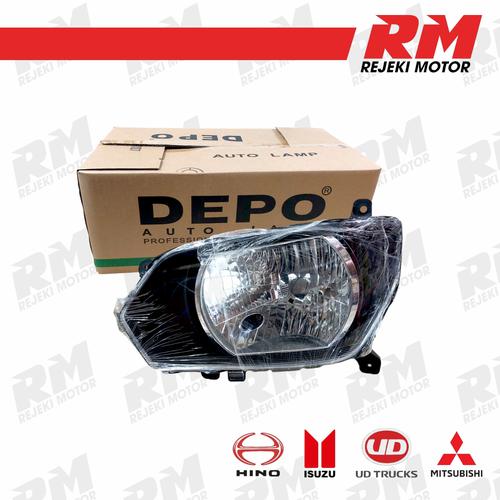 Jual HEAD LAMP ASSY HINO500 NEW / LAMPU BESAR HINO500 MERK DEPO TAIWAN ...
