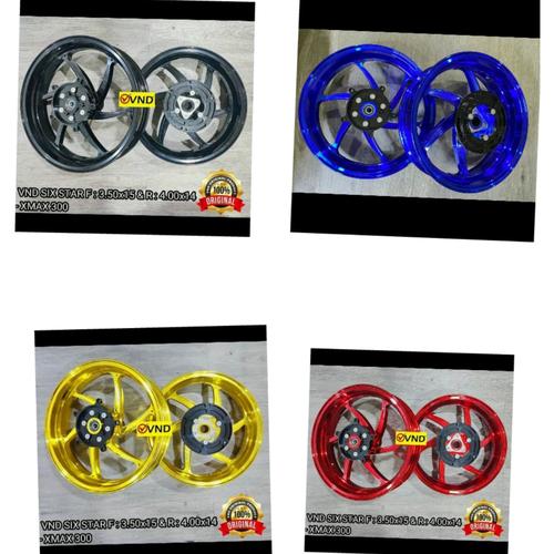 Jual PELEK RECING VND SIX STAR YAMAHA XMAX 250 UK 350 X 15/UK 400 X 14 ...