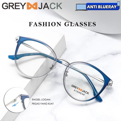 Promo Grey Jack Kacamata Anti Radiasi Blueray Model Unik Bisa Minus ...