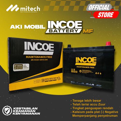 Promo Aki Mobil Toyota Prado 80D26L INCOE MF ASTRA Aki Kering 12V 70ah ...