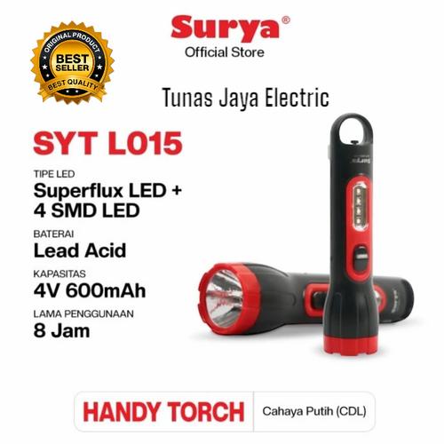 Jual Senter Charge SYT L015 + Emergency Lamp LED Super Terang (Tahan 8 ...