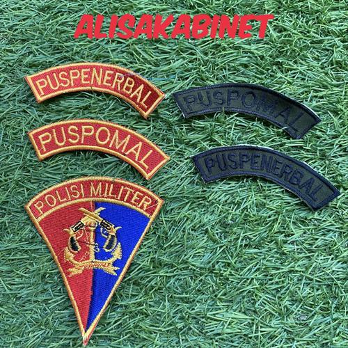 Jual Bet Badge Brodir Segitiga POMAL Satuan TNI AL PDH PDL - Segitiga ...