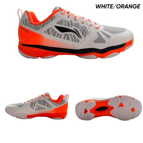 Jual SEPATU BADMINTON LINING LI-NING RANGER LITE Z1 WHITE ORANGE ...