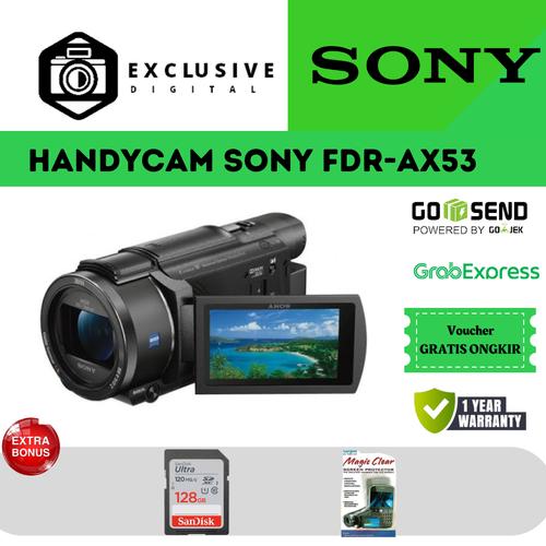 Jual HANDYCAM SONY FDR-AX53 4K ULTRA HD / SONY FDR-AX53 / SONY AX53 ...