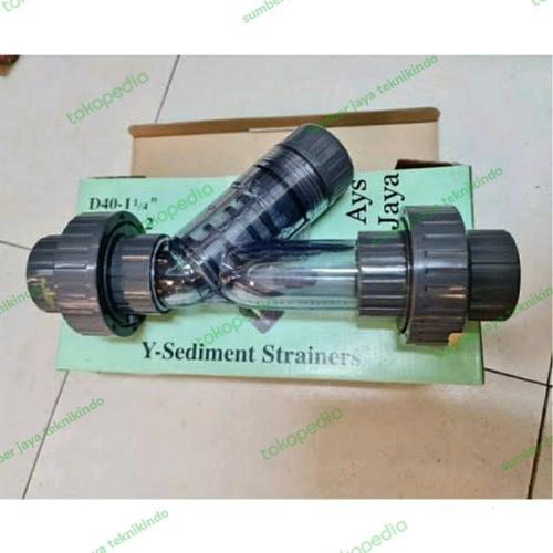 Jual Y strainer PVC / Y saringan clear transparan sock 11/4" inch ...