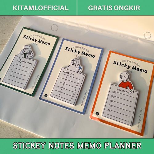 Jual STICKY NOTES MEMO TO DO LIST WEEKLY PLANNER ISI 30 LEMBAR - BLUE ...