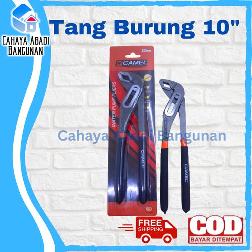 Jual Tang Burung Jepit Kunci Pipa Air Water Pump Pliers 10 inch ...