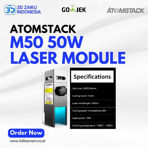 Jual Original Atomstack M50 50W Laser Module Upgrade Hybrid Ultra Fine ...
