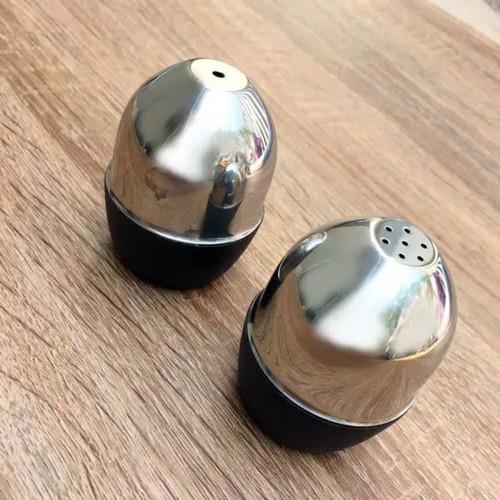 Jual Tanica Salt & Pepper Set/ tempat garam & lada Stainless isi 2 Pcs ...