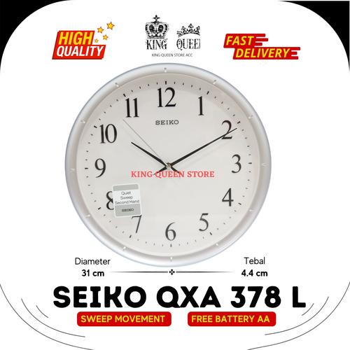 Jual Jam dinding Seiko Qxa378L / Jam Dinding Tembok Seiko Qxa378 Biru ...