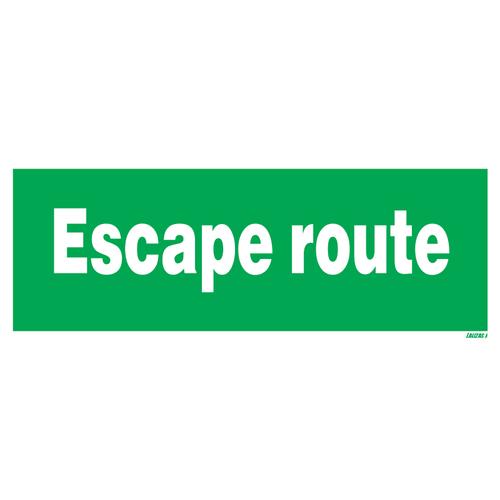 Jual IMO Sticker 33.4426 Escape Route 10x30cm/ IMO Symbol Sticeker ...