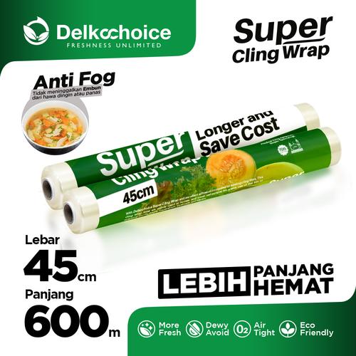 Jual SUPER CLING WRAP / PLASTIK WRAPPING MAKANAN / DELKO CLING 45 x ...