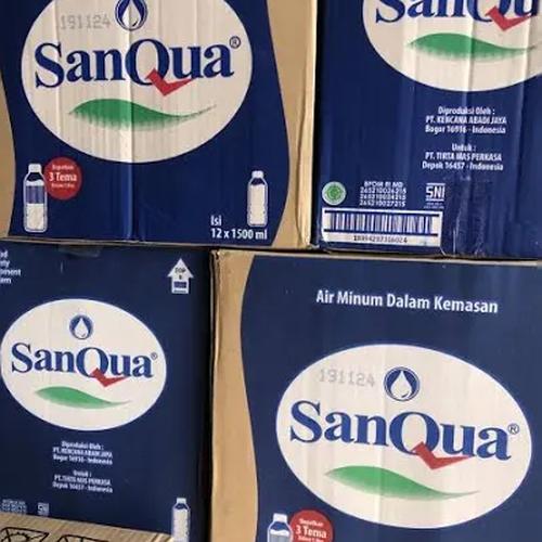 Jual SANQUA AIR MINERAL 1500 ML ISI 12 - Jakarta Barat - fumila | Tokopedia