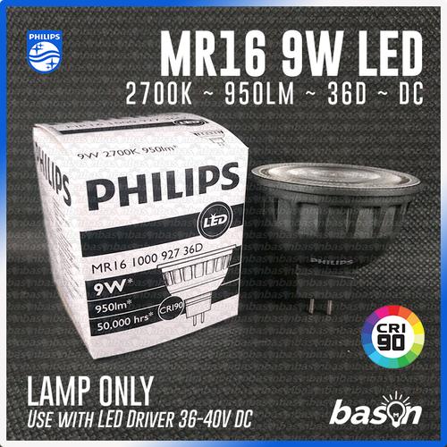 Jual PHILIPS MR16 9W 950lm CRI90 - LED Halogen DC 36V - 40V - Jakarta ...