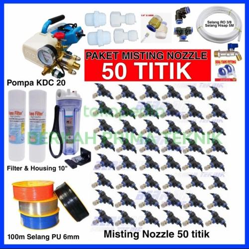 Jual Paket Misting nozzle 50 titik Mesin kabut embun walet 50 titik ...
