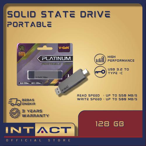 Jual SSD Portable V-GeN Platinum 128GB 256GB 512GB 1TB USB3.2 Type C ...