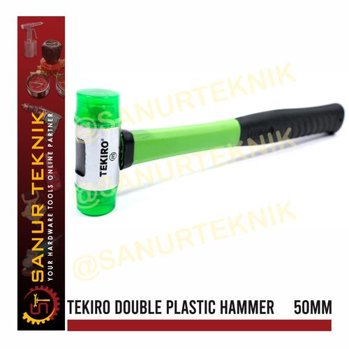 Jual TEKIRO Double Plastic Hammer / Palu Plastik 50mm 50 mm GT-PH1244 ...