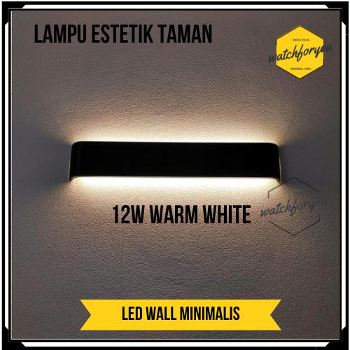Promo LAMPU DINDING HIAS RUMAH LED WALL MINIMALIS MODERN LIGHT WARM ...