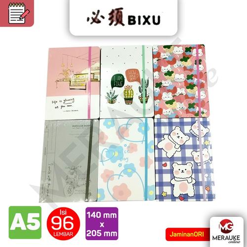 Jual Buku Catatan Bergaris / Ruled Notebook Diary Motif A5 BIXU 8825 ...