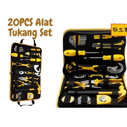 Jual Peralatan Tukang Set 20Pcs/20Pcs Alat Tukang Set / Tool Kit Set ...