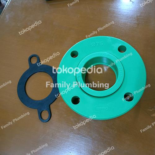 Jual FLANGE PPR FLANGES FLENG ADAPTOR ADAPTER SET STUBEND PPR 75mm 75 ...