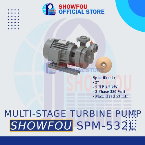 Jual SHOWFOU SUBMERSIBLE PUMP SPM-532L, 5 HP, 3 Phase 3.7 kWatt 2 Inch ...