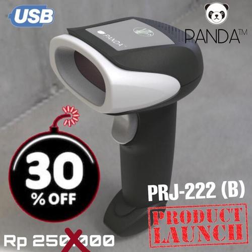 Jual BARCODE SCANNER LASER TANGAN PANDA PRJ-222 USB HITAM - BARCODE ...
