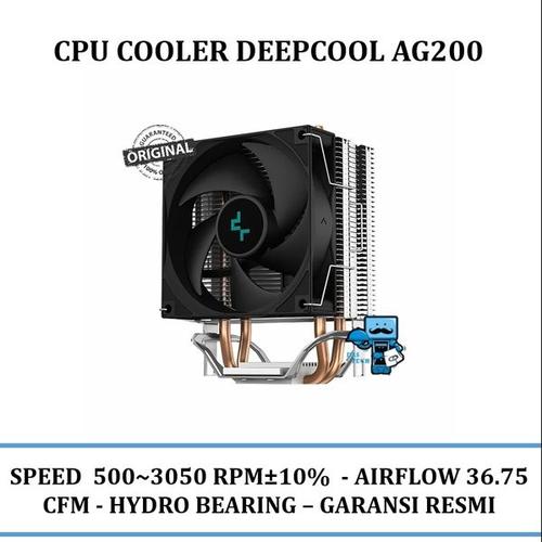 Jual Cpu Cooler Deepcool AG200 Single Tower Intel LGA 1700/1200/AM4 ...