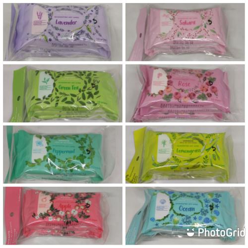 Jual WATSONS Invigorating Wet Wipes Tissue Tisu Basah Mini Kecil Isi 3 ...