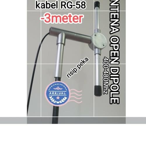 Jual ANTENA OPEN DIPOLE UHF kabel 3mtr - Kab. Bogor - Embul Teknik | Tokopedia