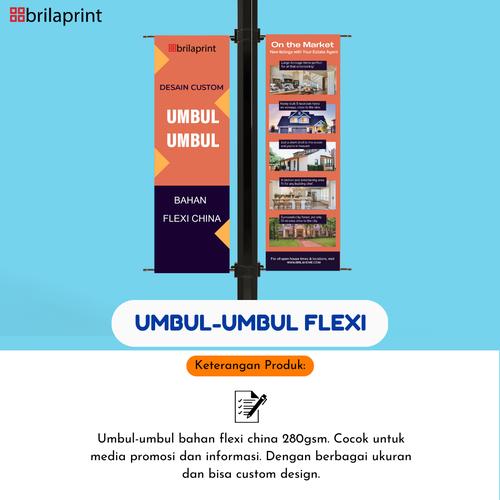 Jual Umbul - Umbul Banner Flexi Custom Design - Kab. Tangerang - Brila ...