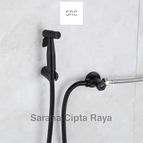 Jual Jet Shower Stainless SUS 304 Hitam / Semprotan toilet Stainless ...