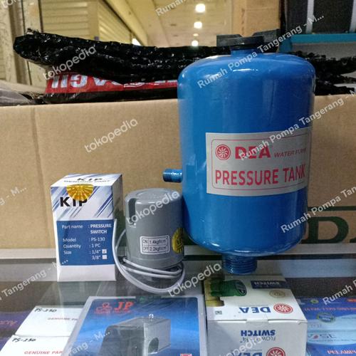 Jual SPARE PART POMPA AIR / TABUNG POMPA AIR MODEL BESI SET OTOMATIS ...